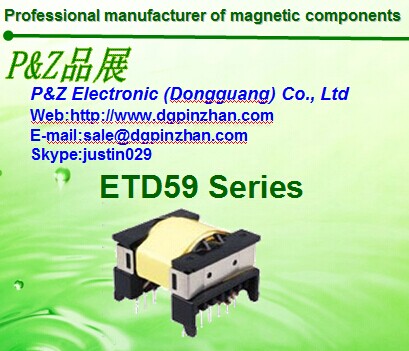 PZ-ETD59 Series High-frequency Transformer
